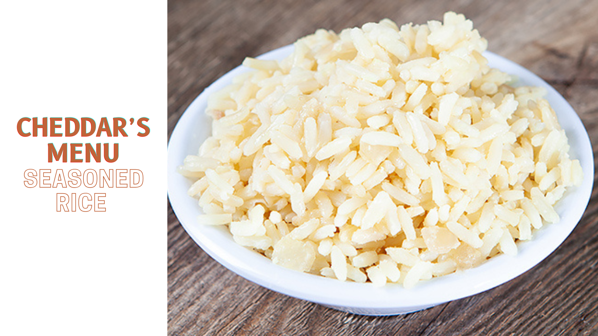 Cheddar Seasoned Rice Cheddar Menu Favorite Side